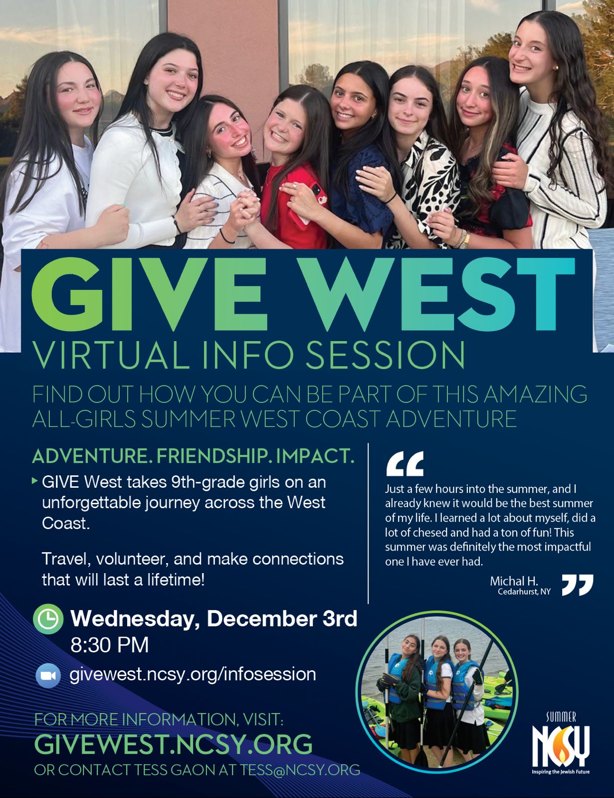 Info Session - GIVE WEST